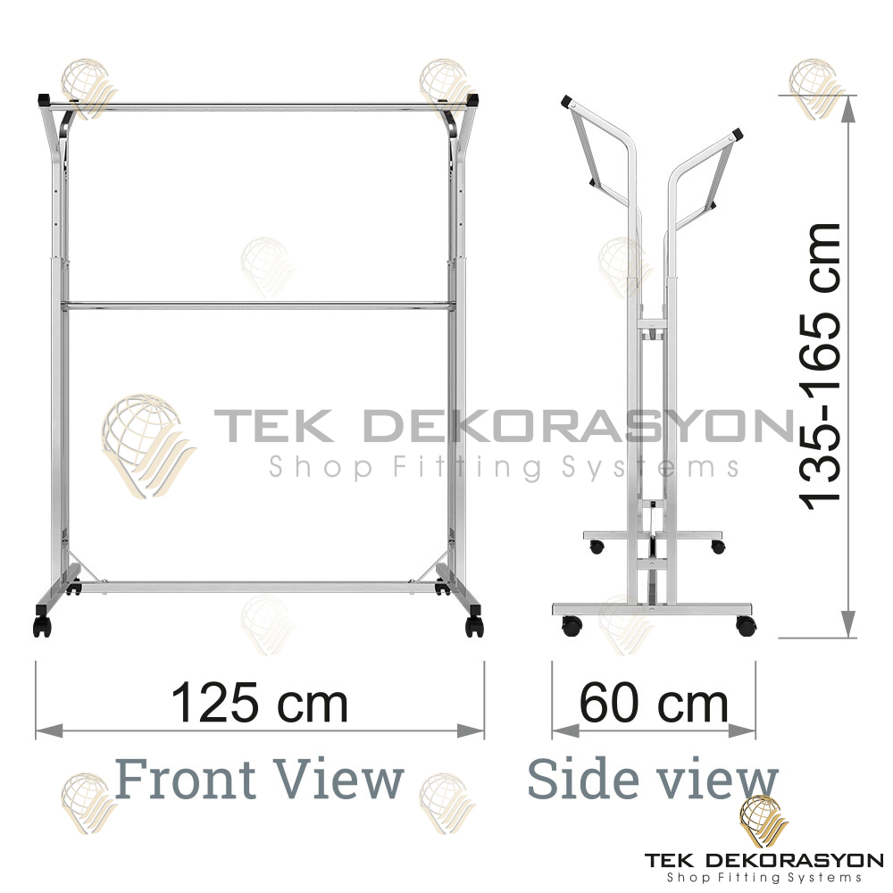 KL 8 Height Adjustable Display Stand – TEK DEKORASYON