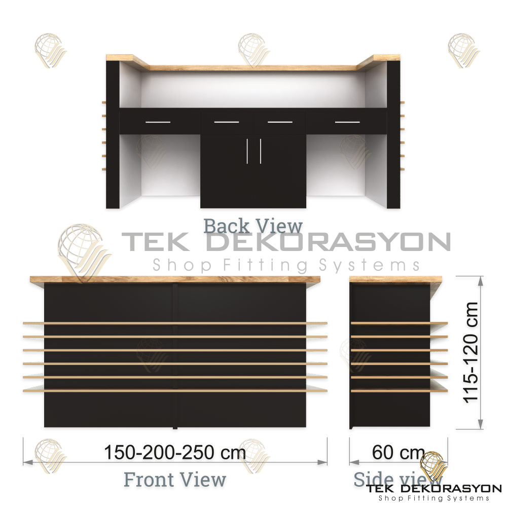TEBA 44 Store Cash Desk – TEK DEKORASYON